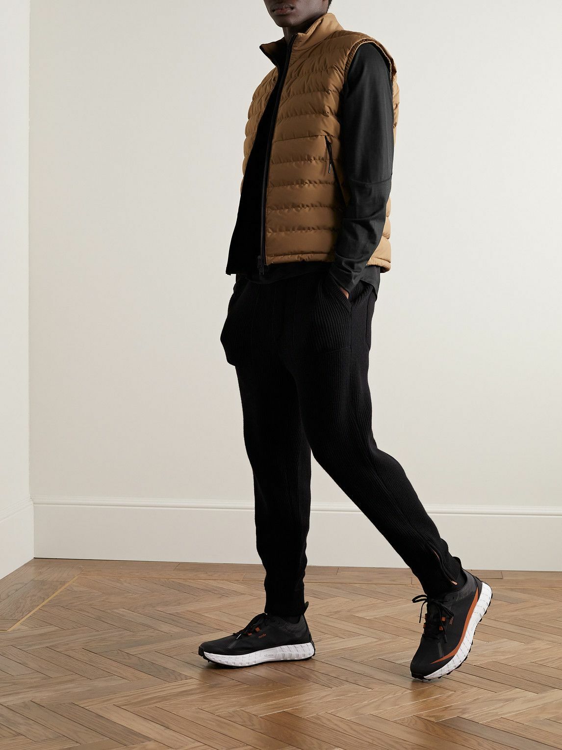 Zegna - High Performance™ Wool Half-Zip Base Layer - Black Zegna