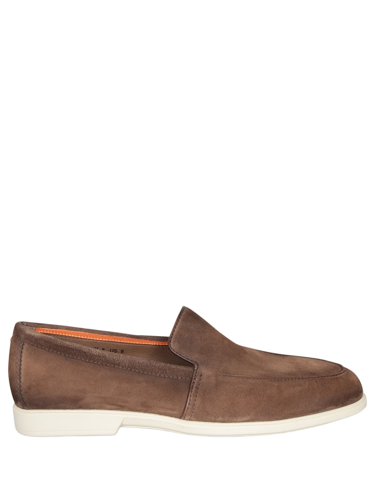 Santoni Malibu Suede Brown Loafer Santoni
