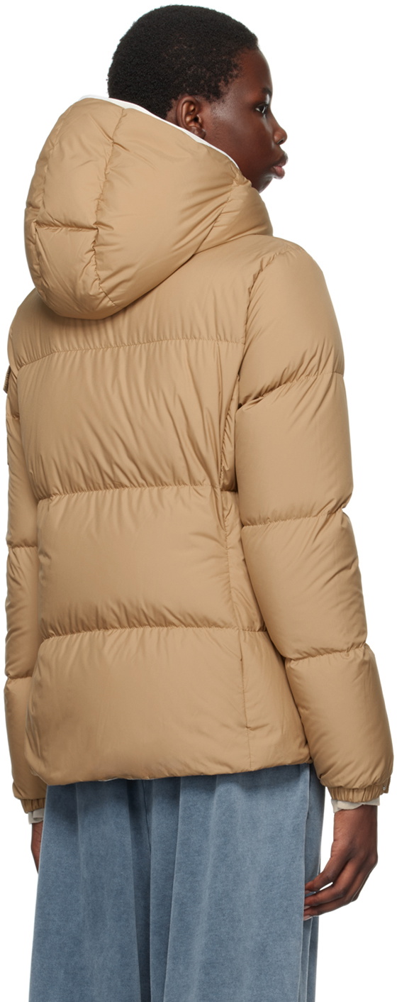 Moncler Tan Fourmines Short Down Jacket Moncler