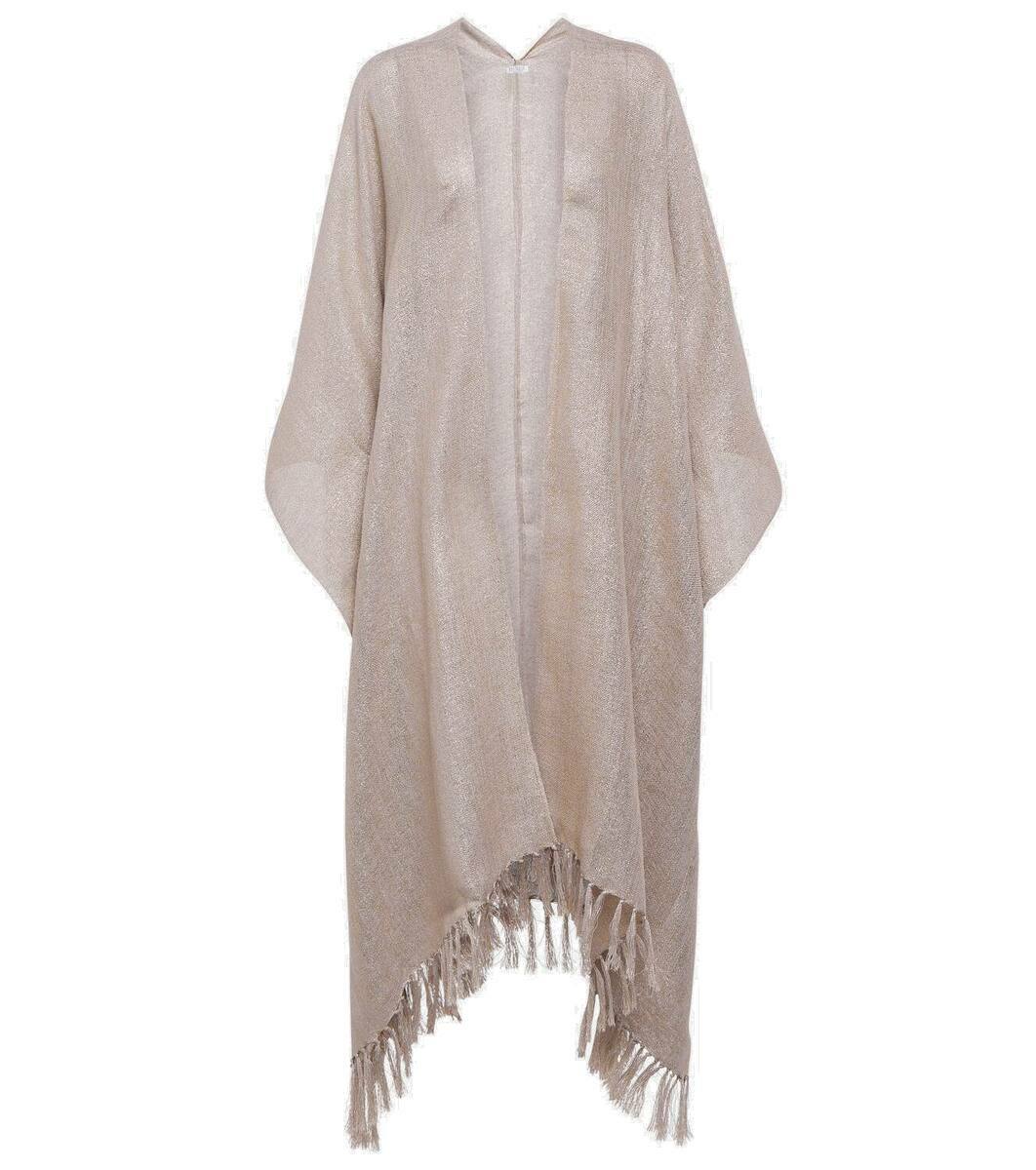 Brunello Cucinelli Fringed cape Brunello Cucinelli