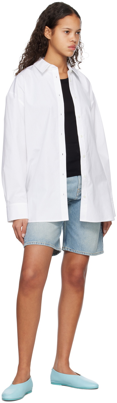 Loulou Studio Blue Isi Shorts Loulou Studio