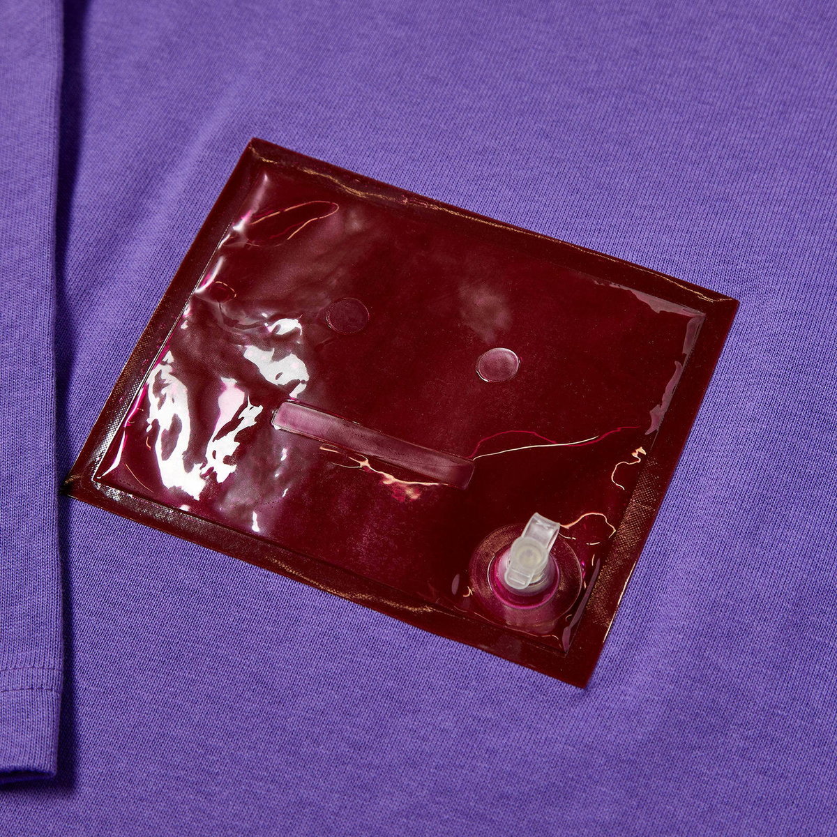 Acne Studios Exford Inflate T-Shirt in Iris Purple Acne Studios
