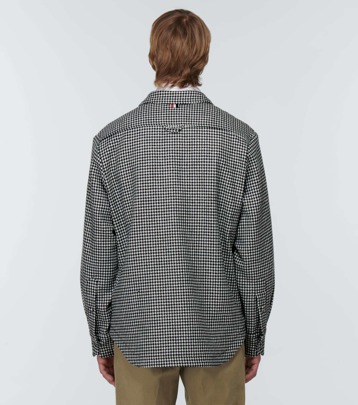 Thom Browne - Houndstooth wool overshirt Thom Browne