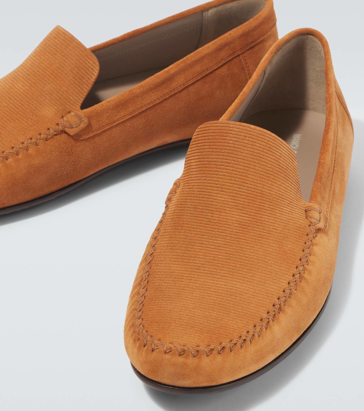 Manolo Blahnik Alder suede loafers Manolo Blahnik