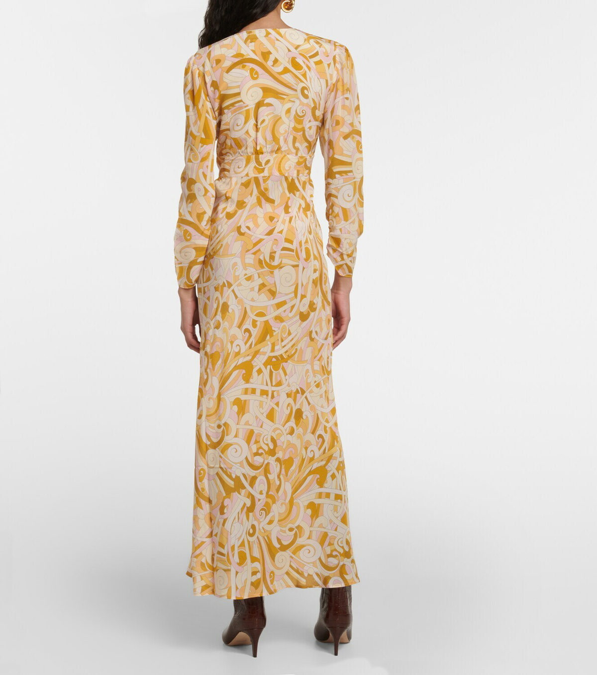 Rixo Selma printed silk crêpe midi dress Rixo