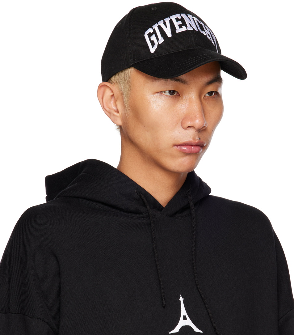 Givenchy Black Embroidered Cap Givenchy