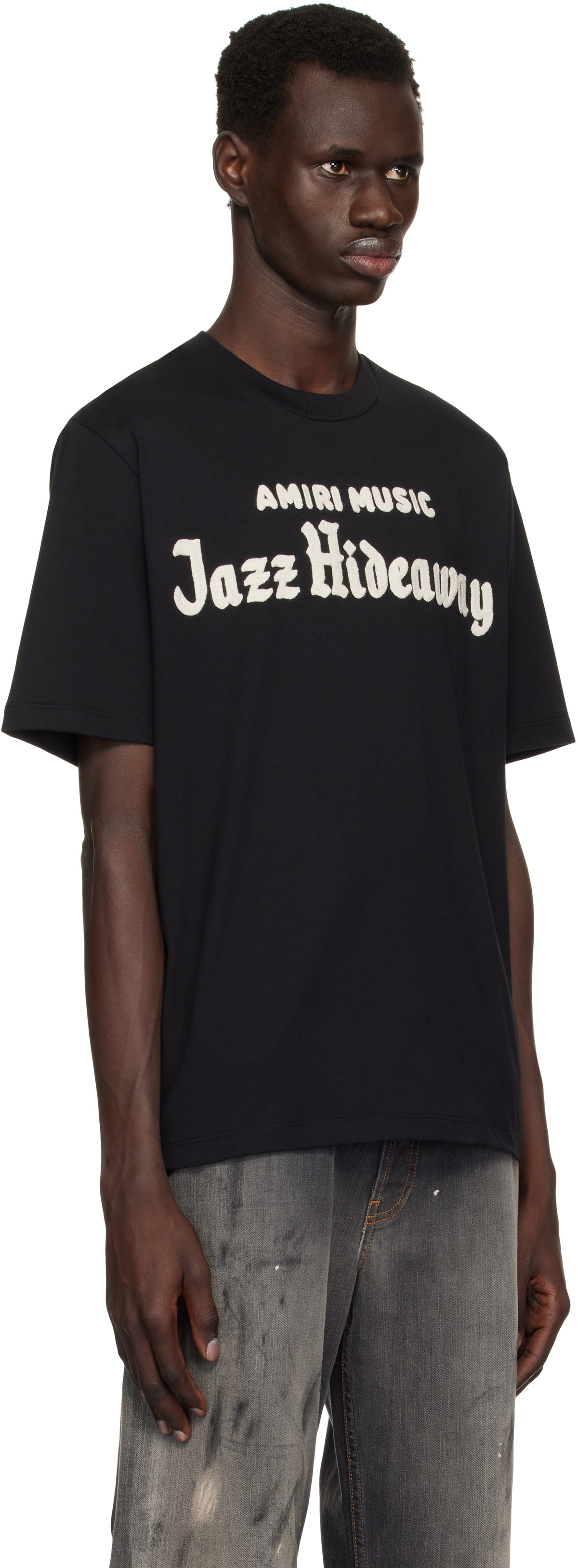 AMIRI Black 'Amiri Jazz Hideaway' T-shirt Amiri