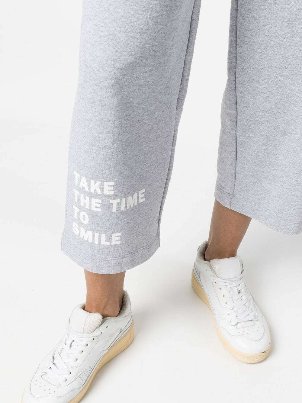JOSHUA SANDERS - Smiley Logo Cotton Sweatpants Joshua Sanders