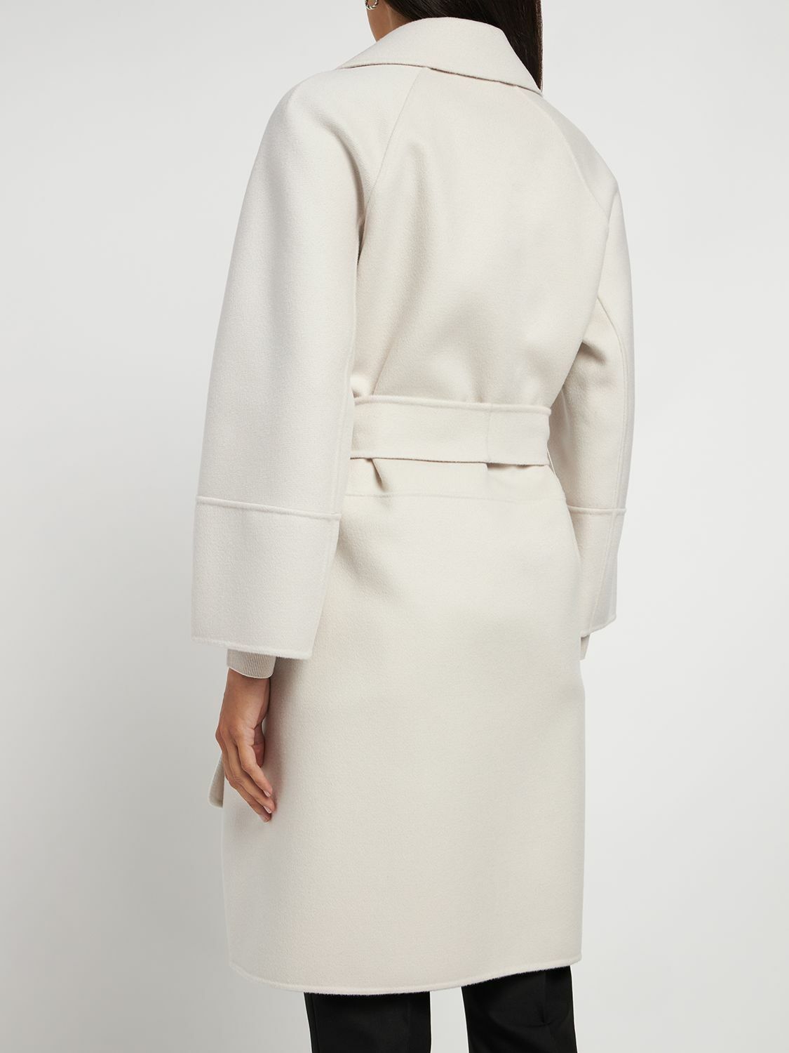 'S MAX MARA Arona Belted Double Wool Coat S Max Mara