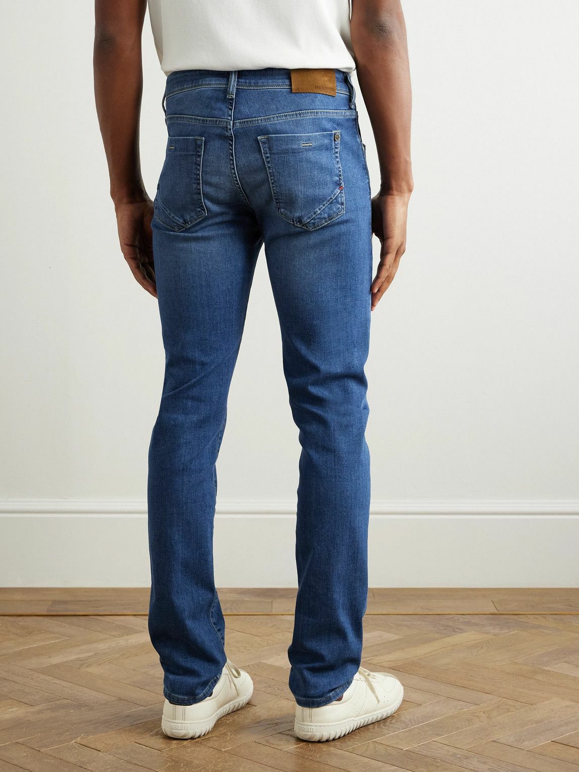 Incotex - Blue Division Slim-Fit Straight-Leg Jeans - Blue Incotex