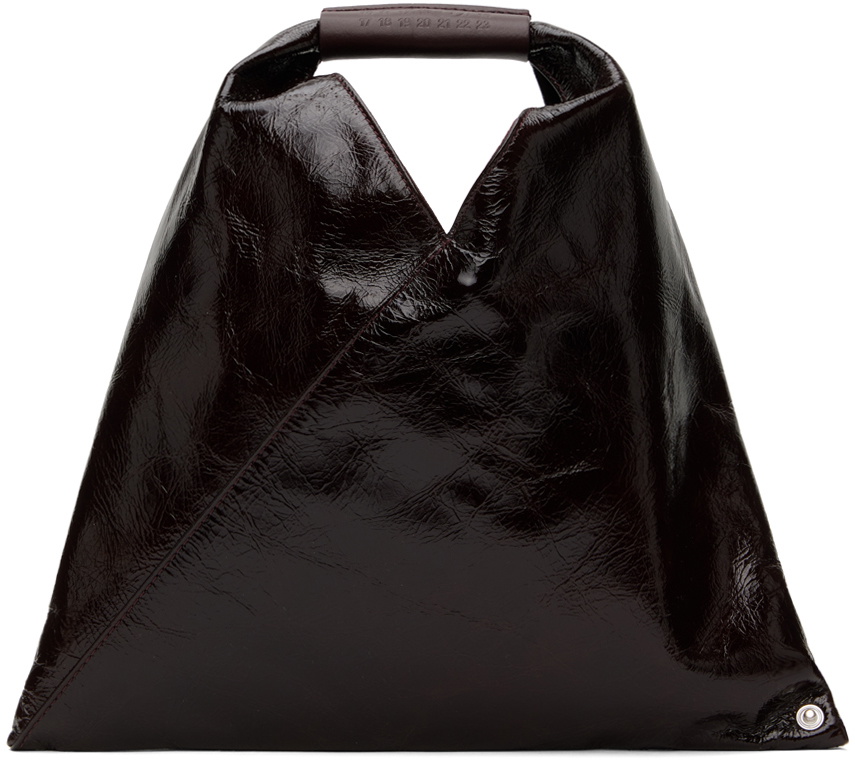 MM6 Maison Margiela Brown Triangle Tote MM6 Maison Margiela