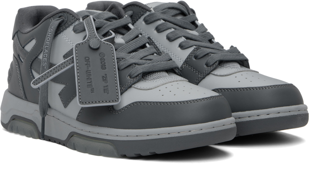 Off-White Gray Out Of Office Sneakers Off-White
