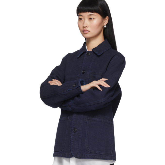 Blue Blue Japan Indigo Sashiko Denim Jacket Blue Blue Japan