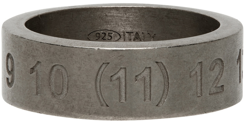 Maison Margiela Silver Number Ring Maison Margiela
