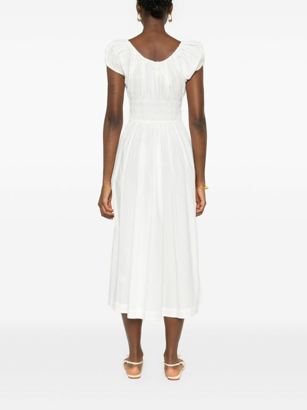 DÔEN White Quinn Dress DÔEN