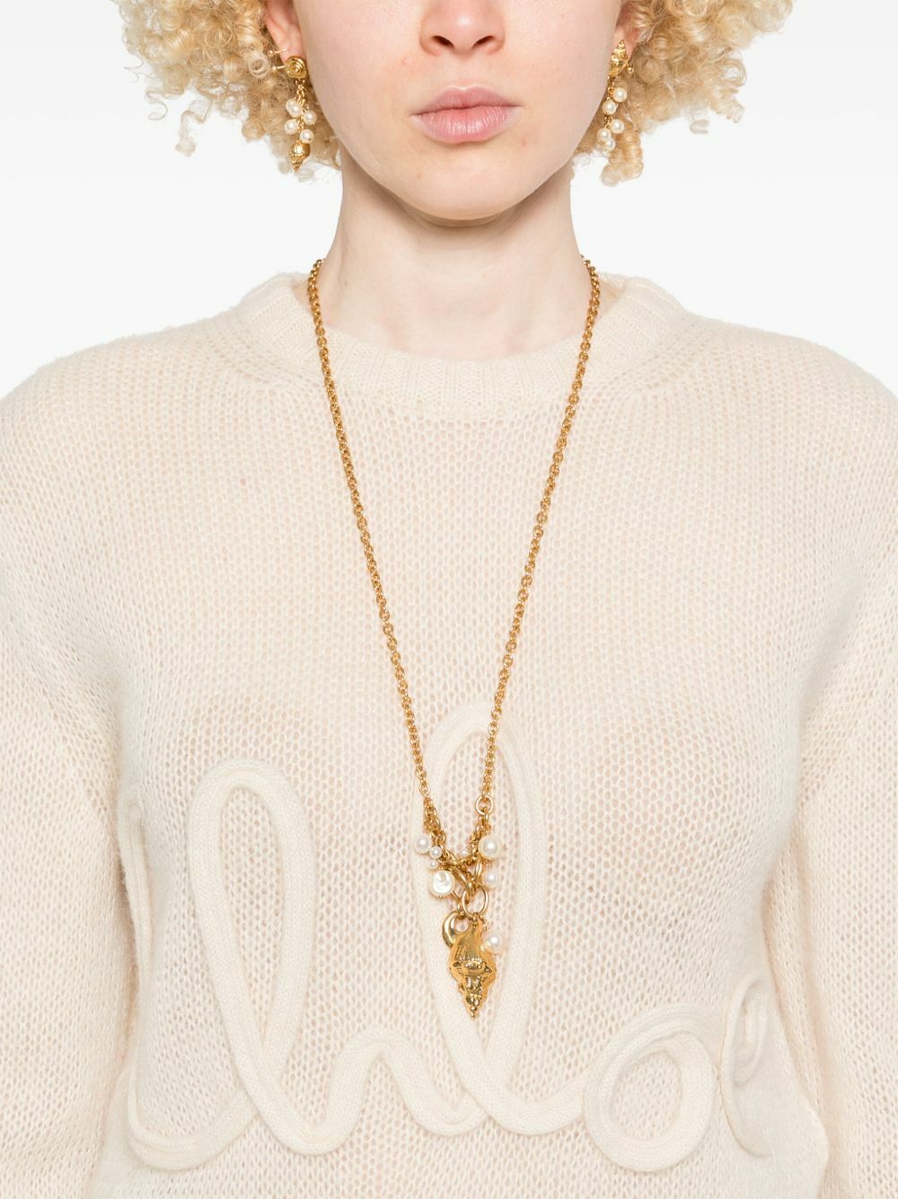 Chloé Logo-Embellished Sweater Chloe