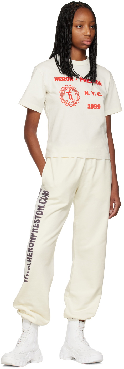 Heron Preston White Medieval Heron T-Shirt Heron Preston