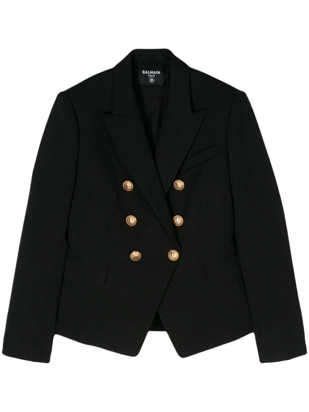 BALMAIN - Wool Double-breasted Jacket Balmain