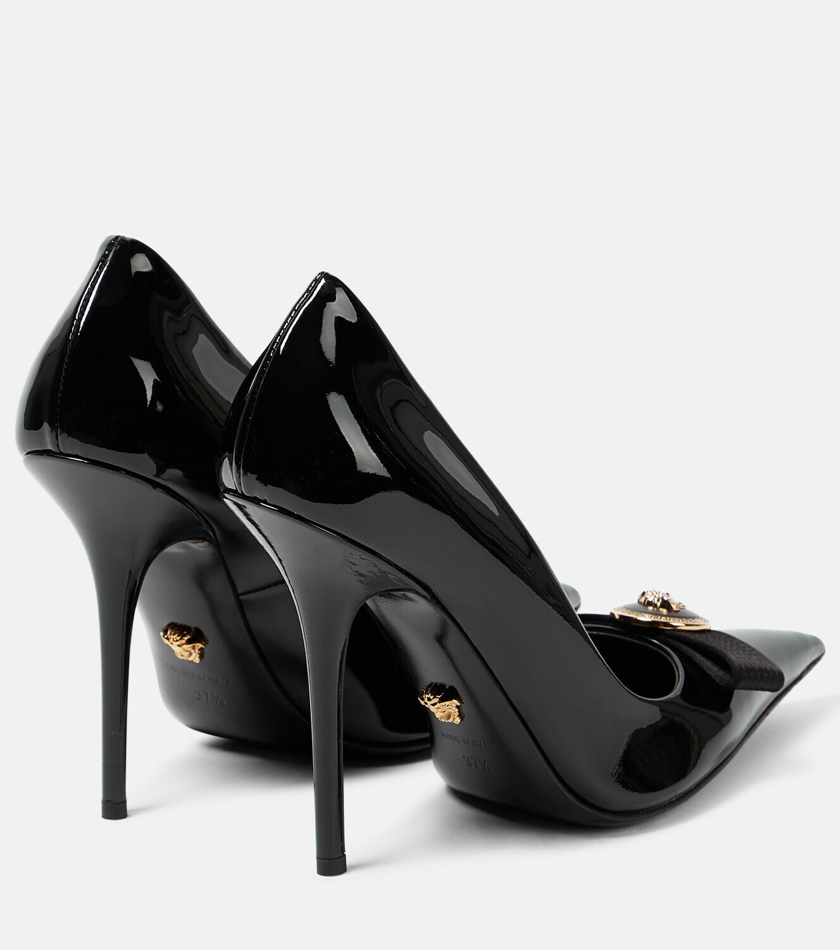 Versace Medusa patent leather pumps Versace