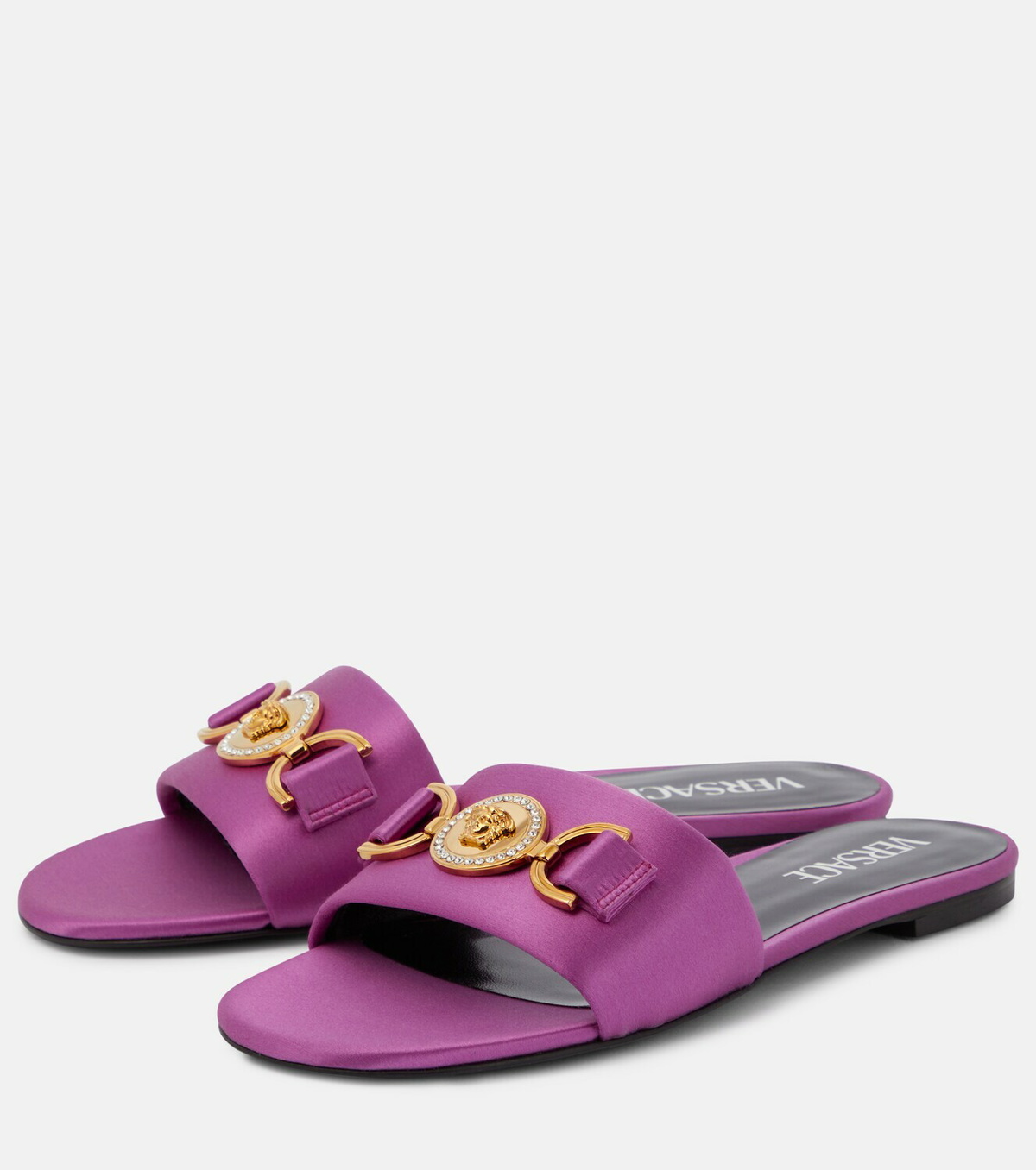 Versace Medusa '95 satin slides Versace