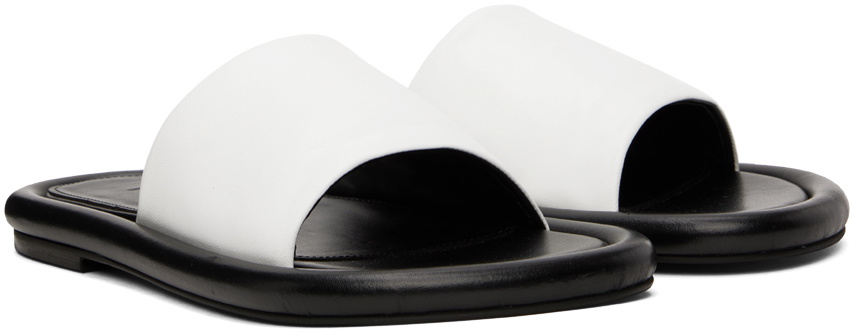 JW Anderson White Bumper Tube Slides JW Anderson