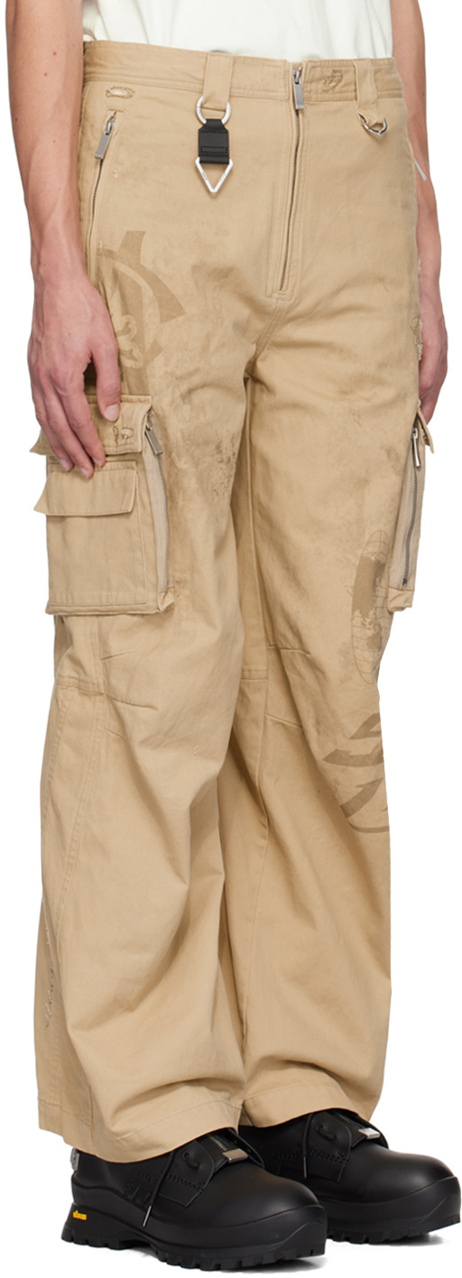mastermind JAPAN Beige C2H4® Edition Construction Cargo Pants mastermind JAPAN