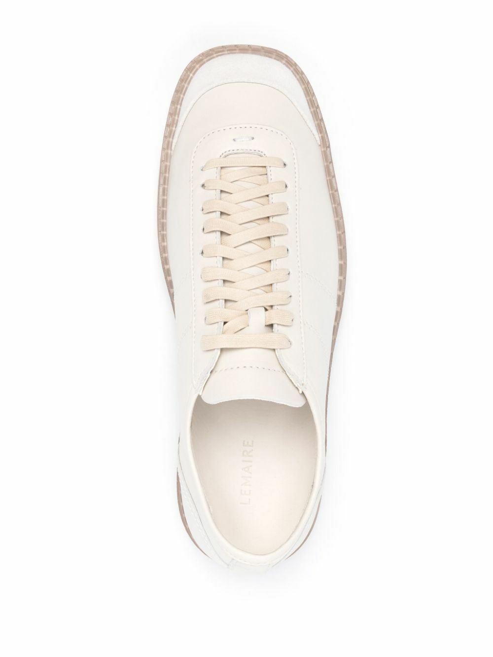 LEMAIRE Neutral Linoleum Leather Sneakers Lemaire