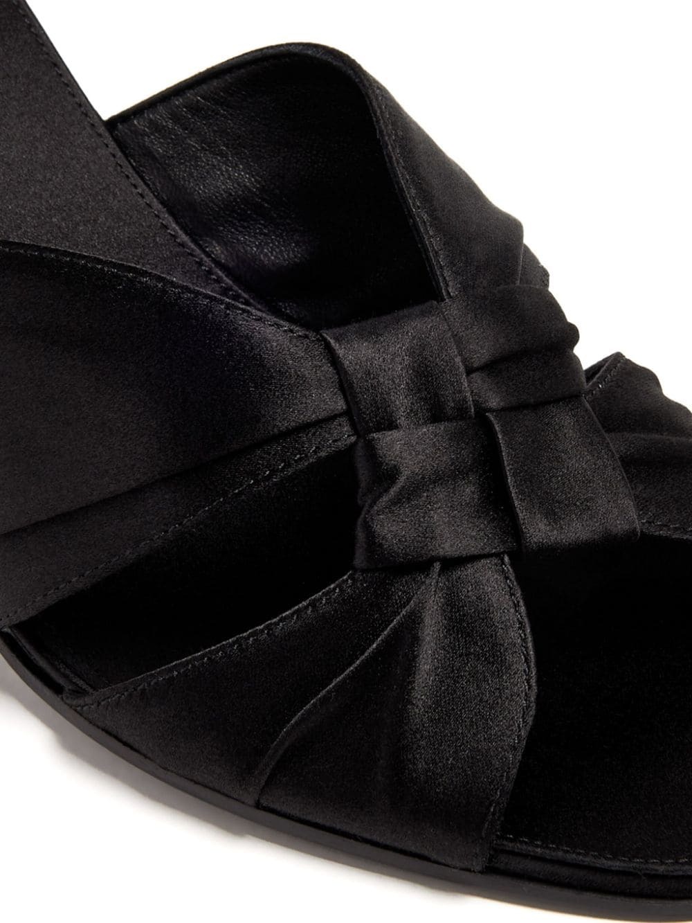 THE ROW - Soft Knot Satin Mules The Row