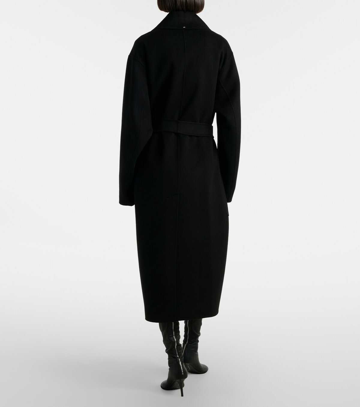 Sportmax Belted virgin wool wrap coat Sportmax