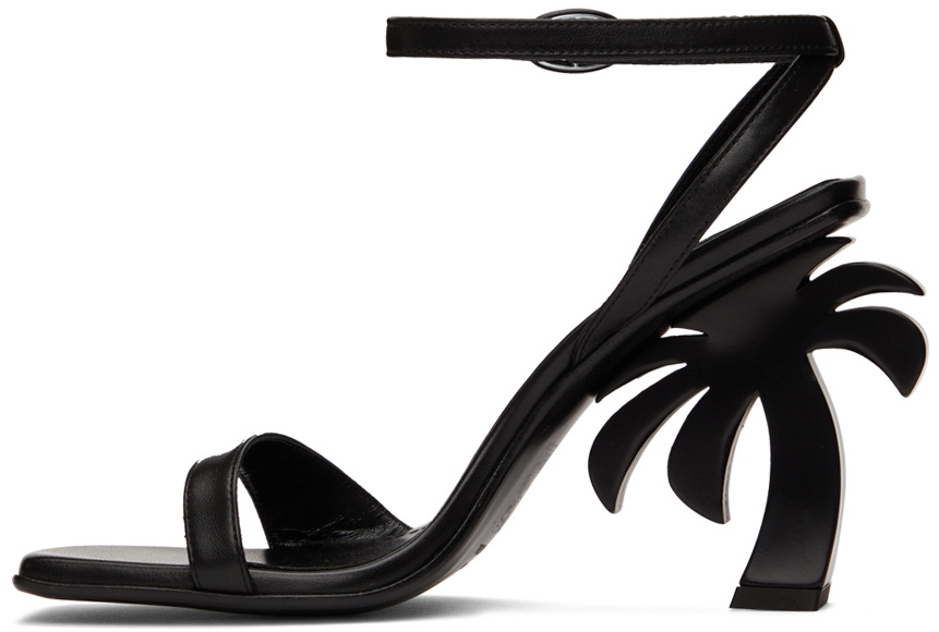 Palm Angels Black Palm Heels Sandals Palm Angels