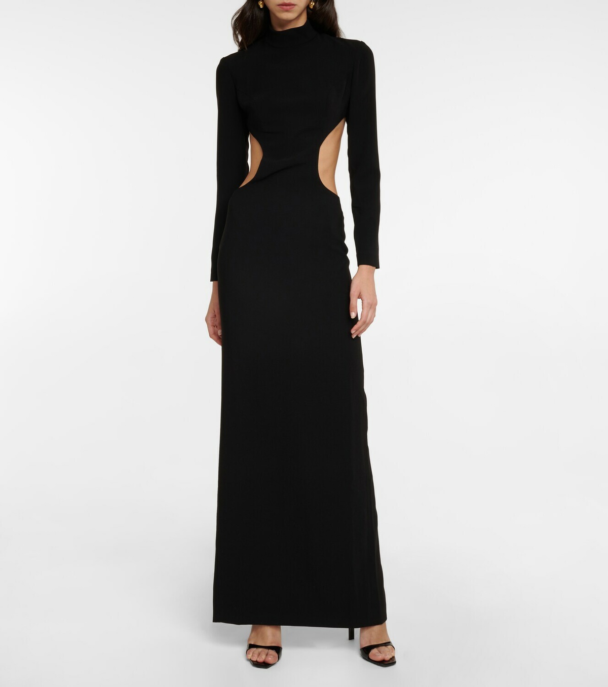 Mônot Cutout crêpe gown Monot