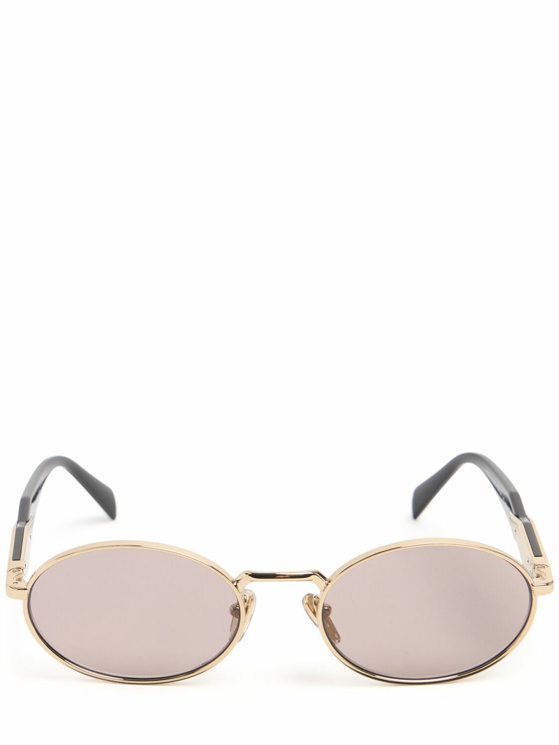 PRADA Heritage Oval Metal Sunglasses Prada