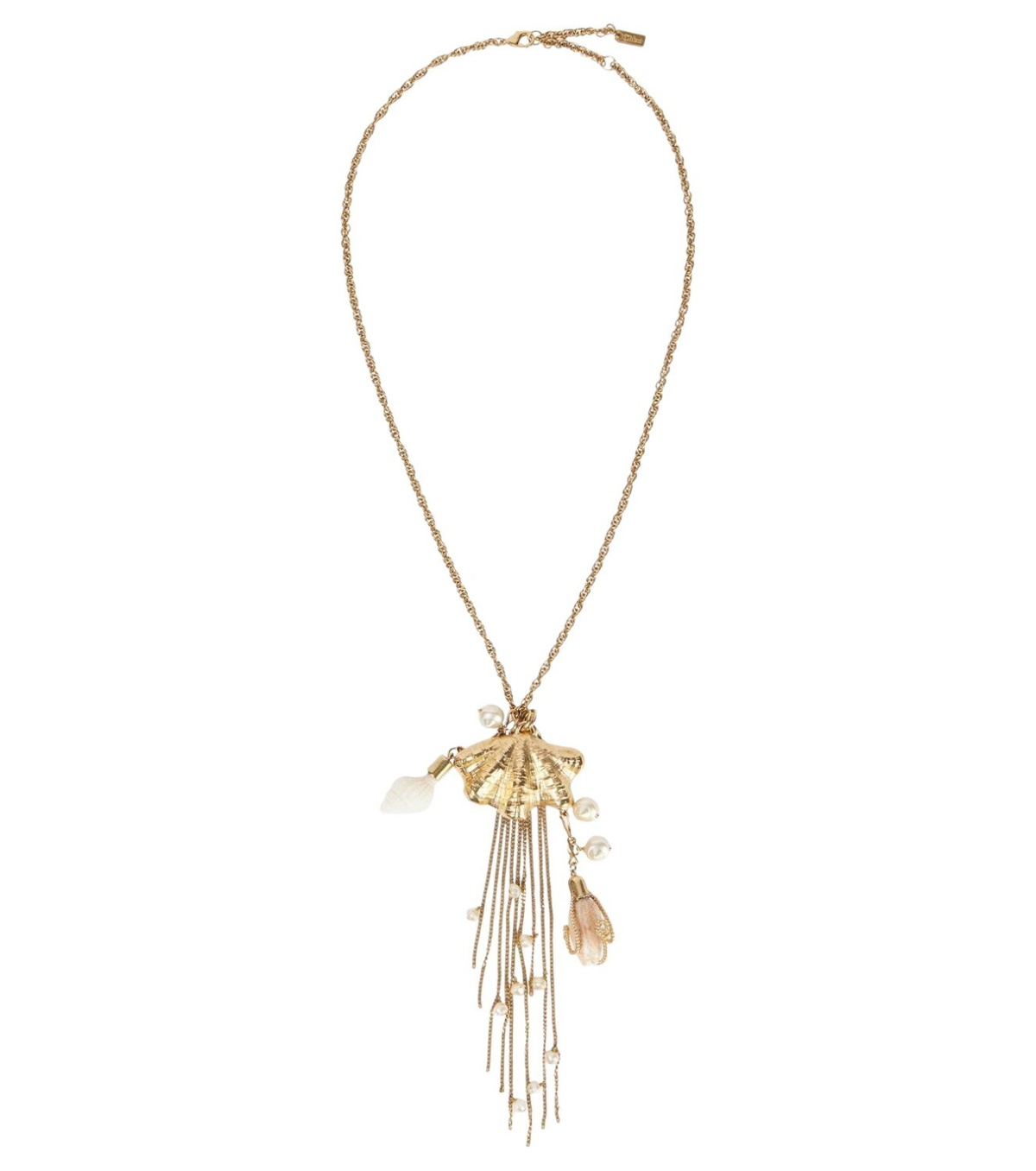 Chloé Shells embellished pendant necklace Chloe