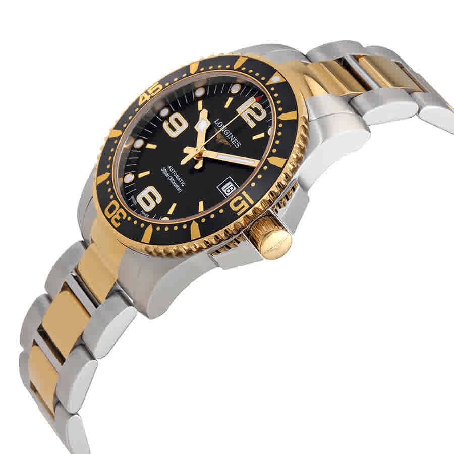 Longines Hydroconquest Automatic Black Dial 41mm Mens Watch L37423567 ...
