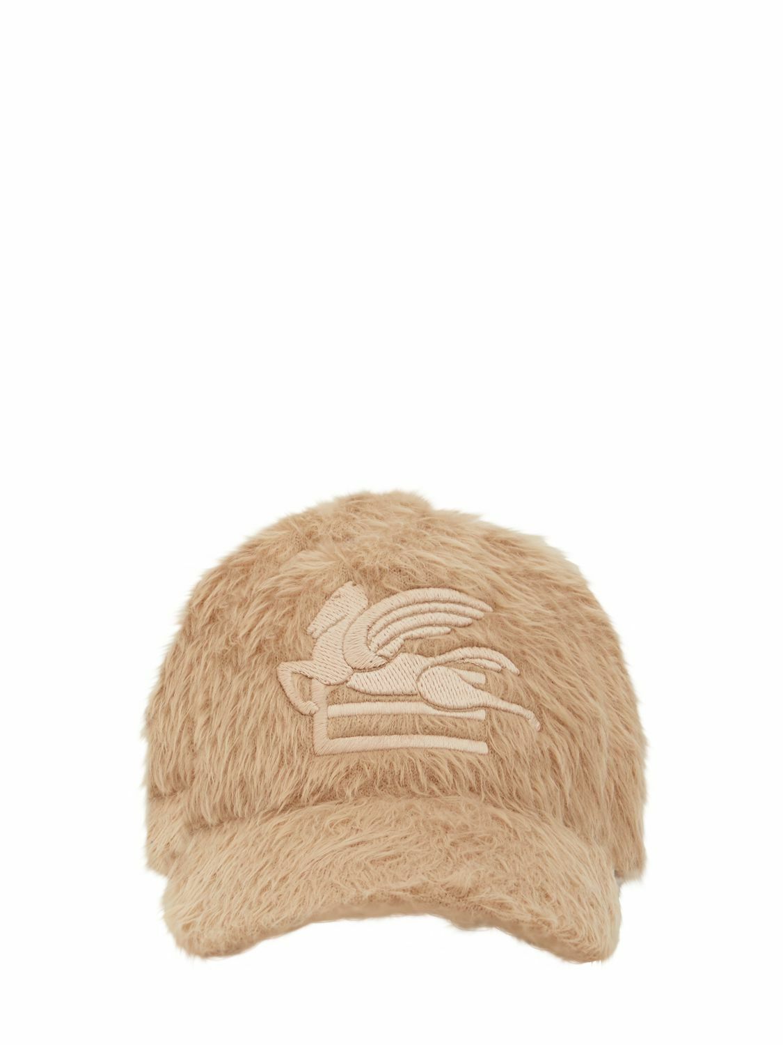 ETRO - Logo Faux Fur Baseball Cap Etro