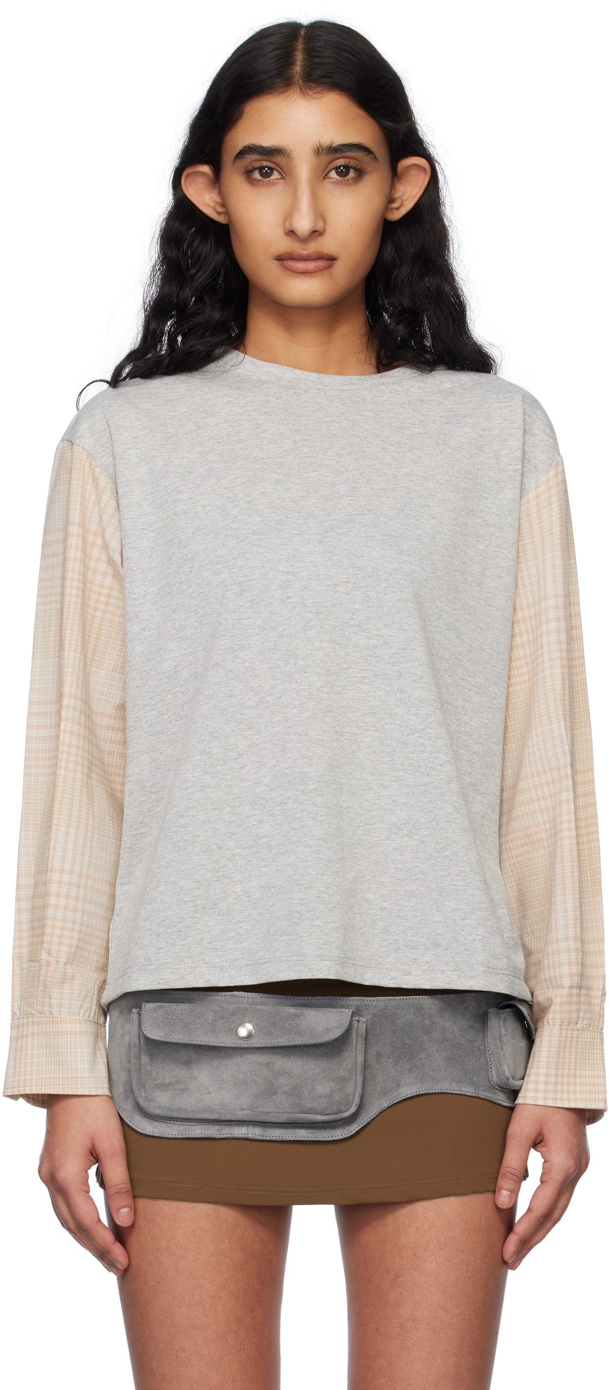 Gimaguas Gray & Beige Riviera Top Gimaguas