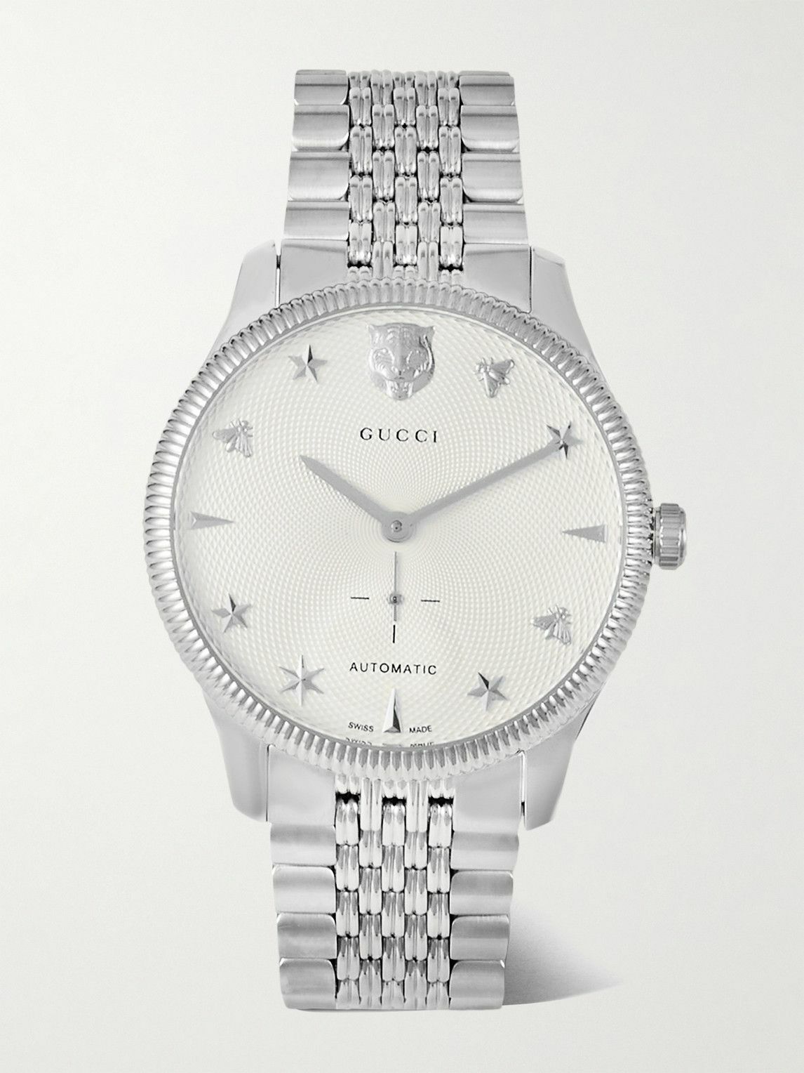 GUCCI - G-Timeless Automatic 40mm Stainless Steel Watch Gucci