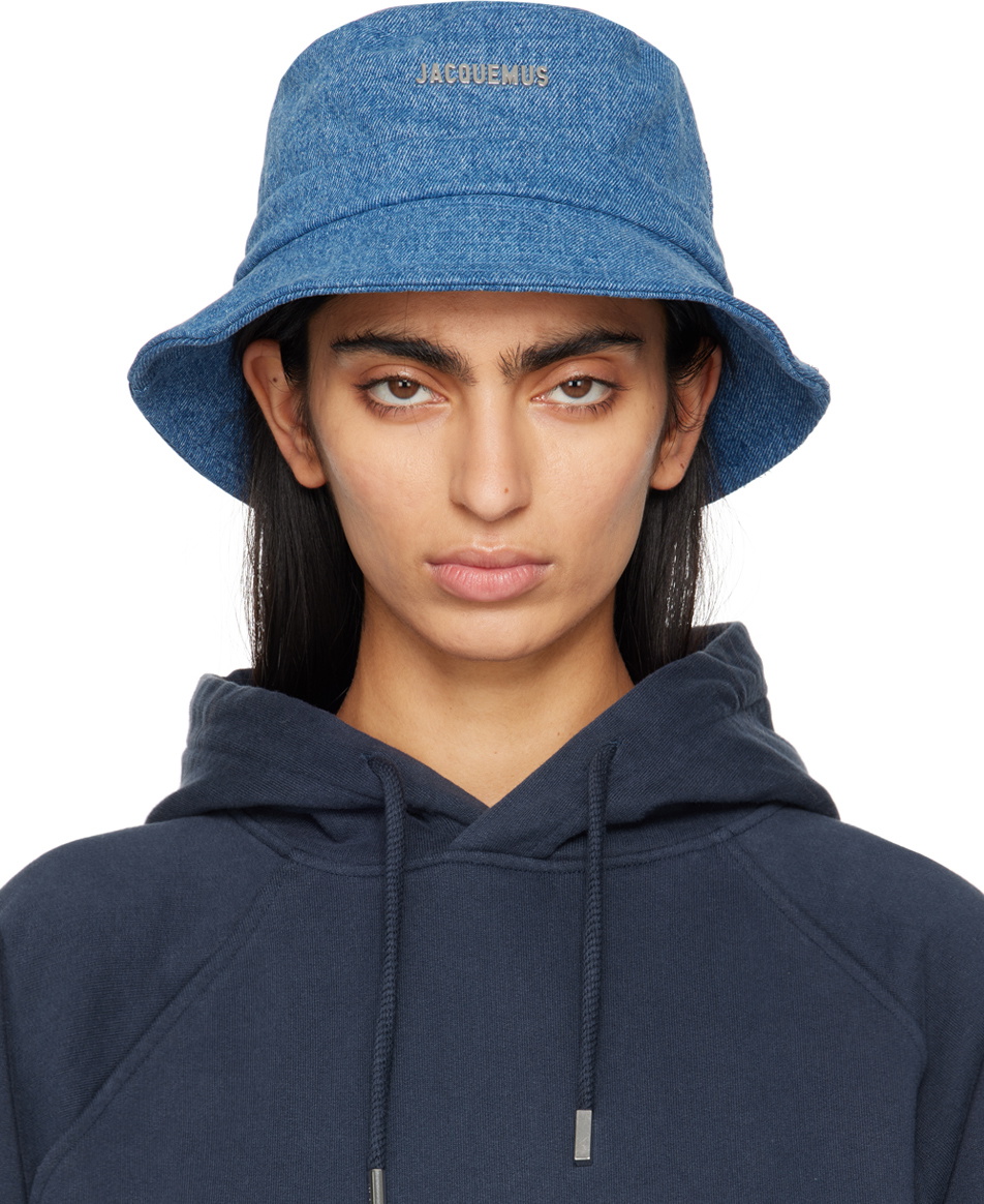Jacquemus Blue Le Chouchou 'Le bob Gadjo' Bucket Hat Jacquemus