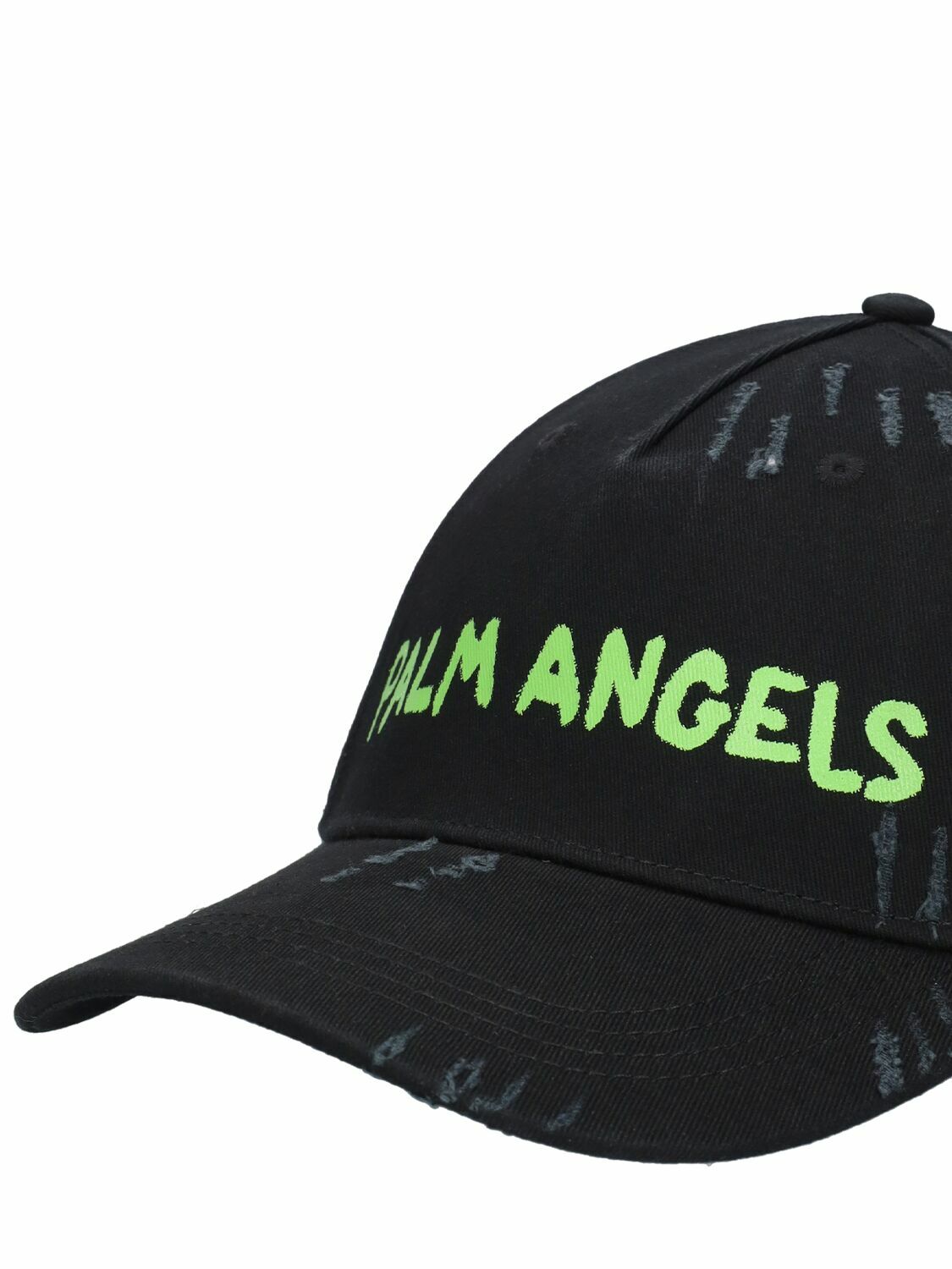 PALM ANGELS - Seasonal Logo Cotton Baseball Cap Palm Angels