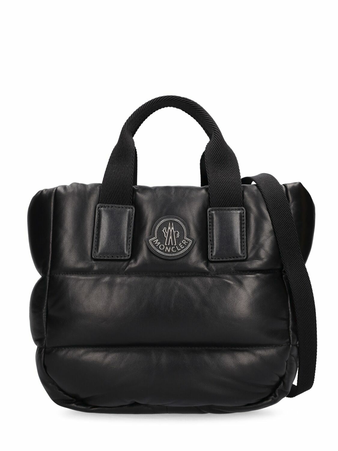 MONCLER - Mini Caradoc Quilted Leather Bag Moncler