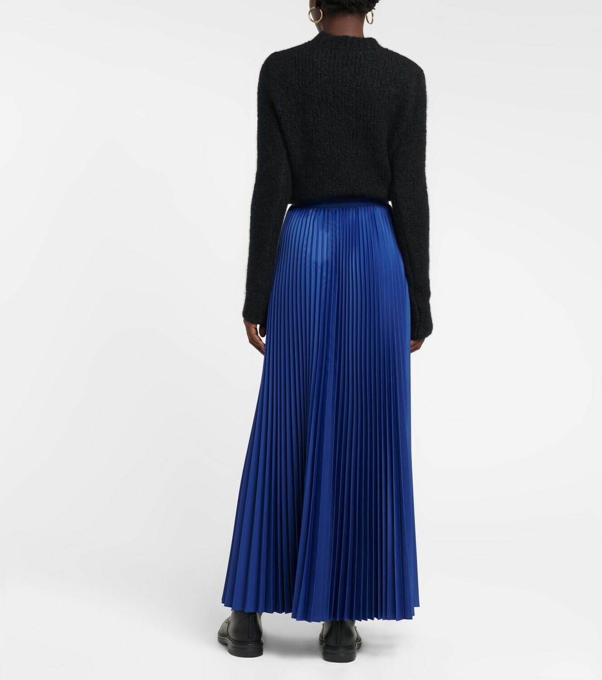Max Mara - Calte pleated taffeta maxi skirt Max Mara