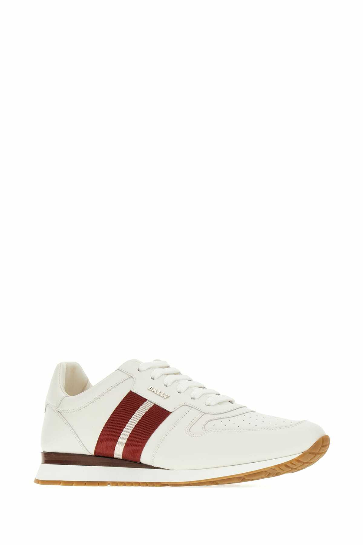 Bally White Leather Sneakers Bally