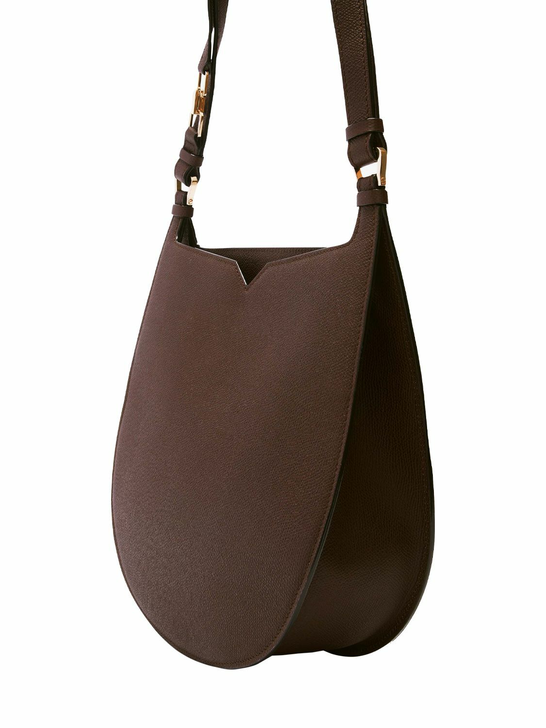 VALEXTRA - Medium Hobo Weekend Leather Shoulder Bag Valextra