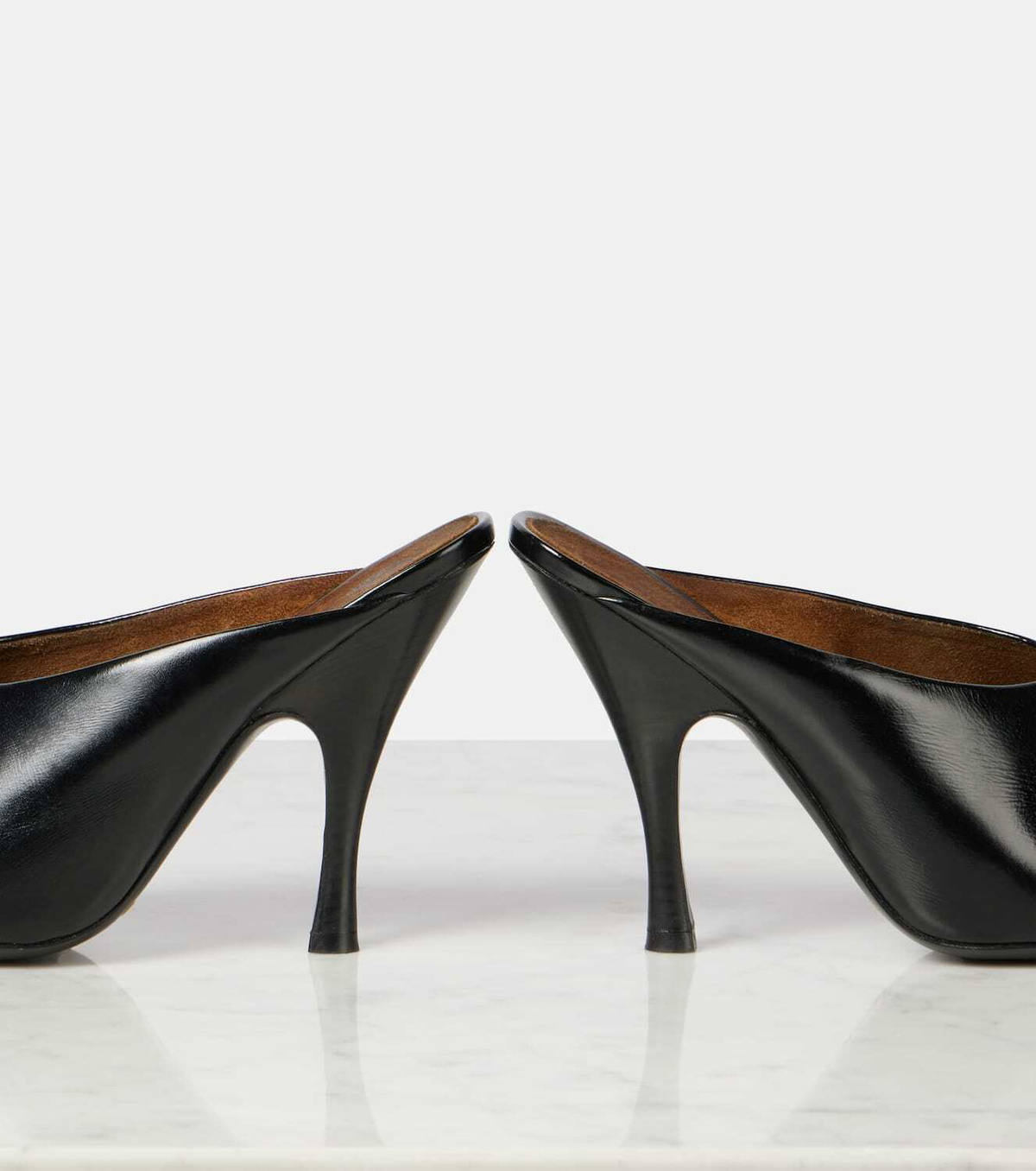 Khaite Colt 100 leather mules Khaite