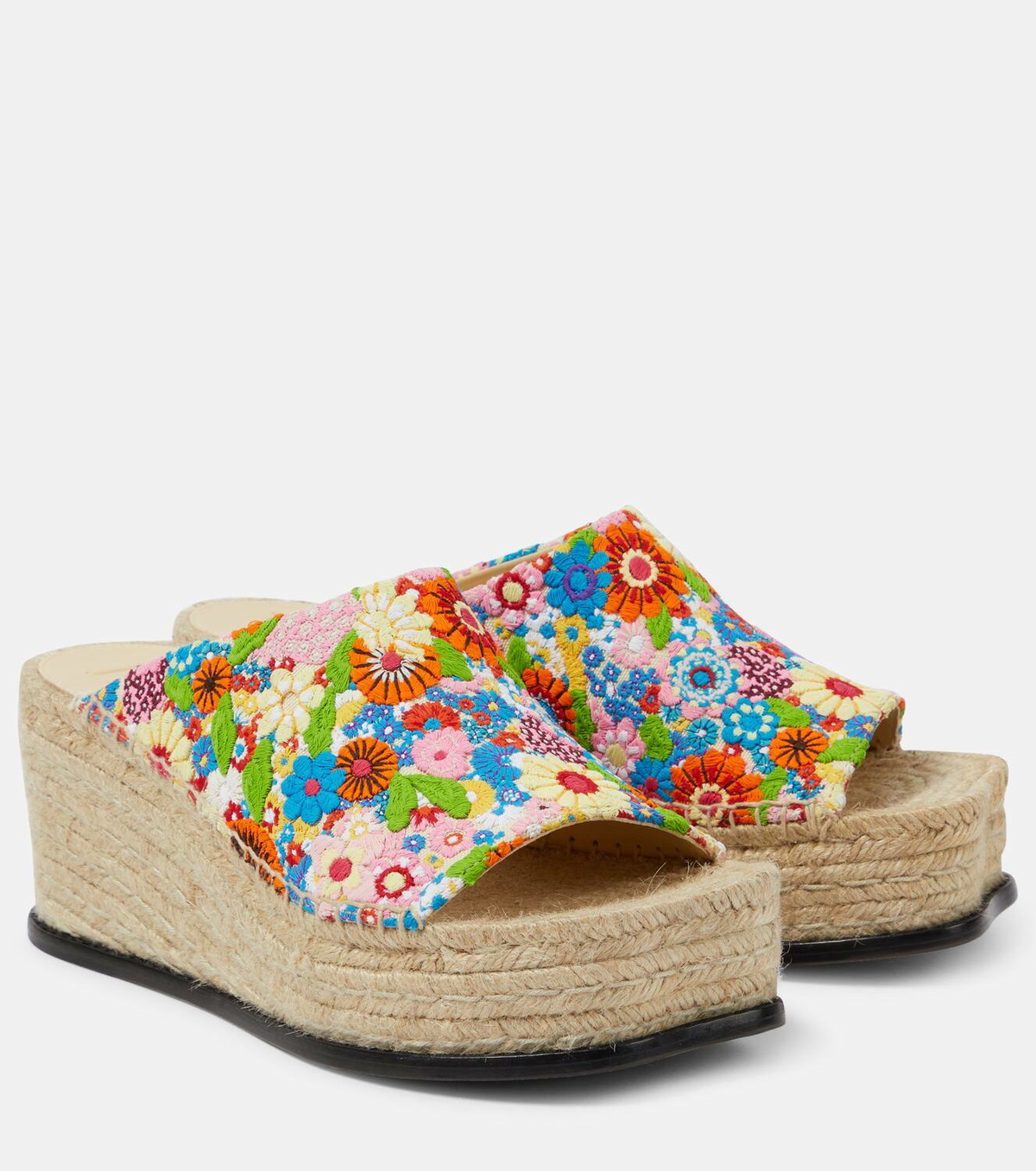 Loewe Paula's Ibiza Petal 80 espadrille wedges Loewe