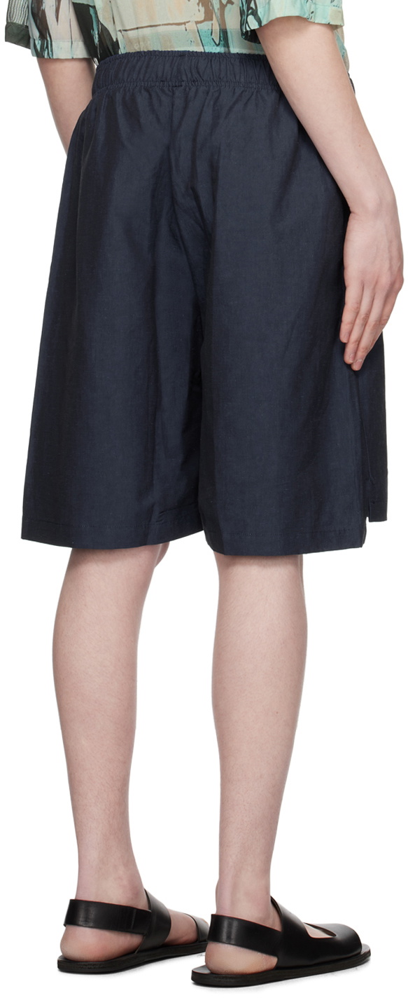 Serapis Blue Drawstring Shorts Serapis