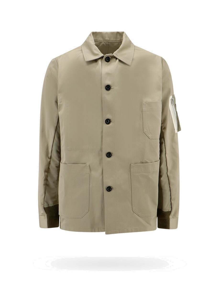 Sacai Jacket Beige Mens Sacai