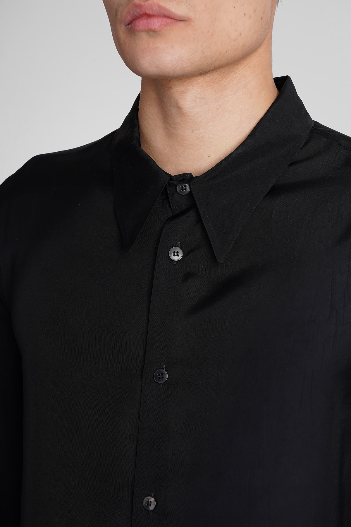 Sapio N16 Shirt In Black Polyamide Polyester SAPIO