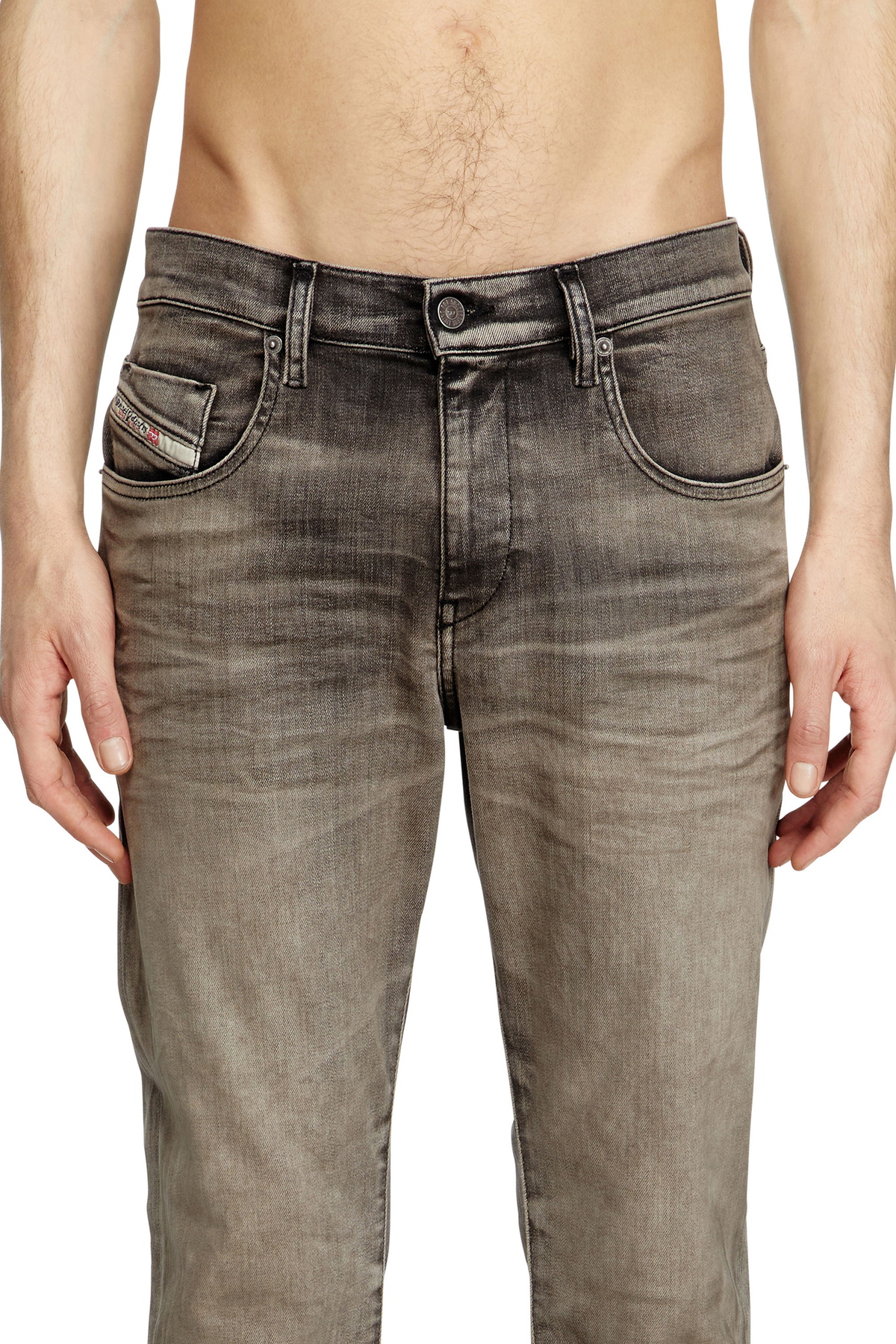 Diesel Slim Jeans - 2019 D-Strukt - Jeans Mens in Grey Diesel