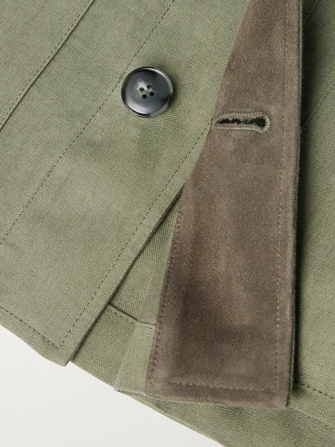 Canali - Linen-Canvas Jacket - Green Canali
